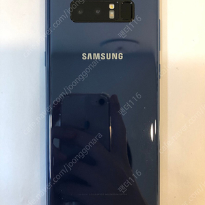 갤럭시노트8 N950 64기가 블루 정상해지 공기계 1 | 스마트폰 | 중고나라
