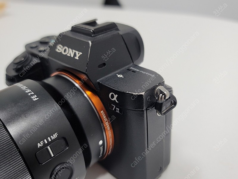 소니 a7m2 싸게팔아요! 렌즈 50mm 2.8 mac... | 미러리스 | 중고나라