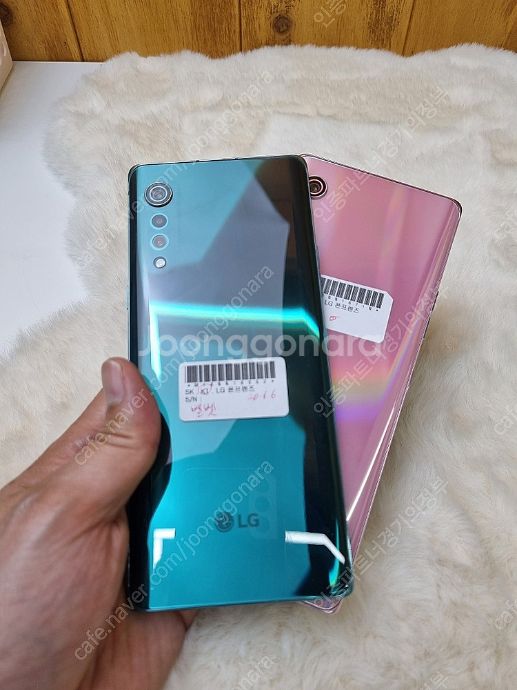 LG 벨벳 그린 핑크 128G 중고폰 팝니다. 모바일파... | 삼성 | 중고나라