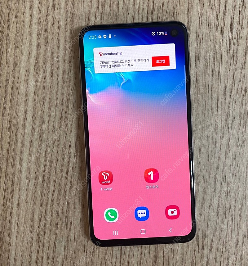 갤럭시S10E 화이트 128G 무잔상S급 16만5천원판... | 스마트폰 | 중고나라