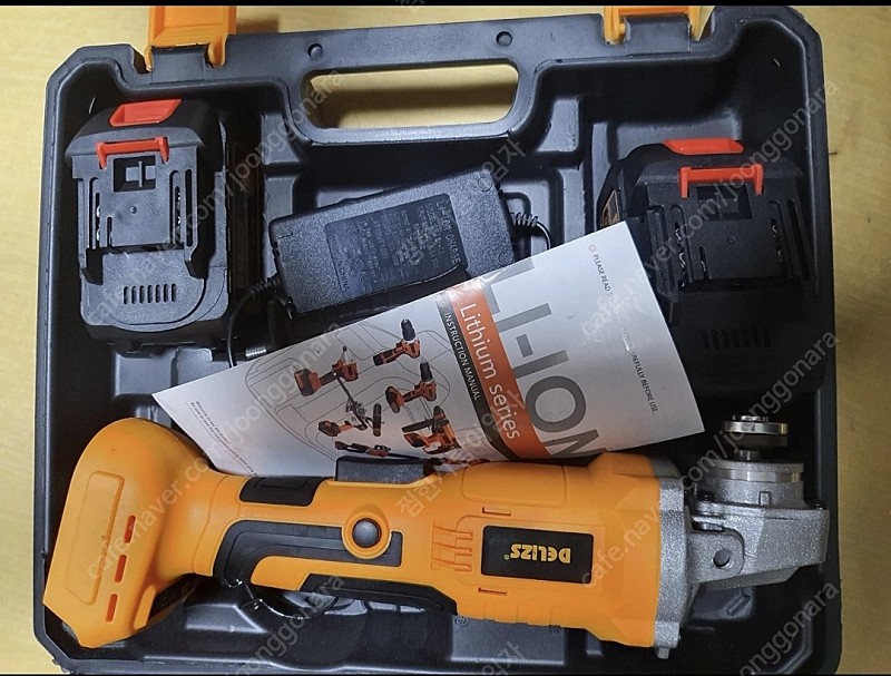 (미사용)DELIZS 118V 4인치 충전 그라인더 배... | 드릴/전동공구 | 중고나라