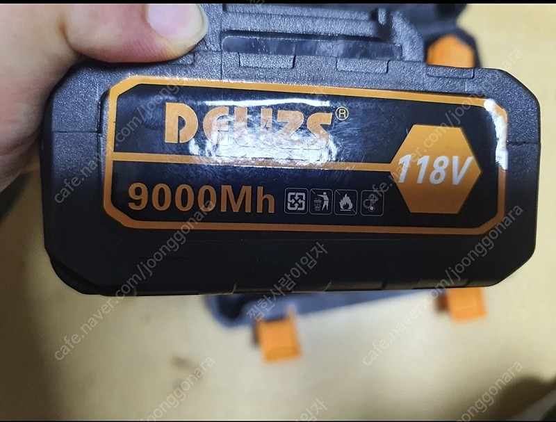 (미사용)DELIZS 118V 4인치 충전 그라인더 배... | 드릴/전동공구 | 중고나라