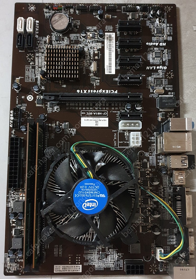 채굴용 cf-h81a-btc v20 g3260 삼성 4... | CPU/메인보드 | 중고나라