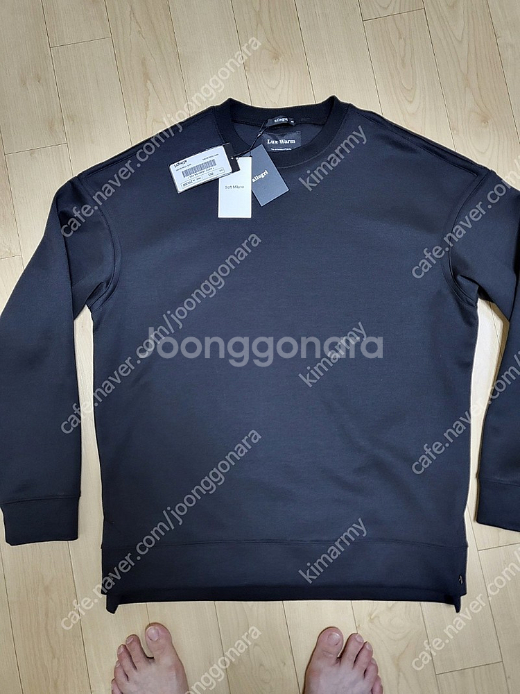 알레그리 / 21FW 블랙 럭스웜 맨투맨 / XS | 중고나라 카페에서 운영하는 공식 사이트