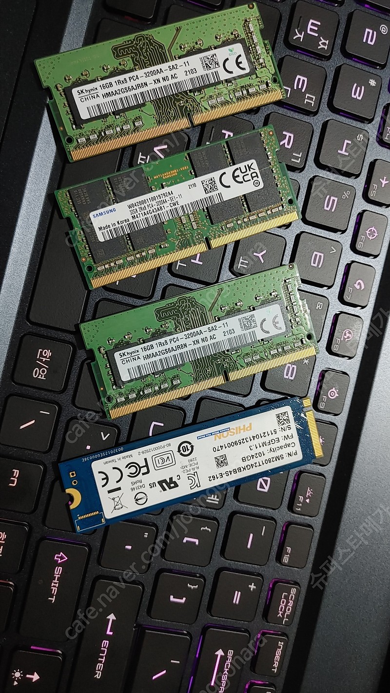 pm981a ssd 1t / 노트북용 삼성 DDR4 3... | CPU/메인보드 | 중고나라