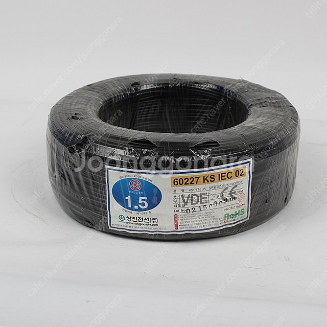 전선 KIV 1.5SQ 검정 | 산업자재 | 중고나라