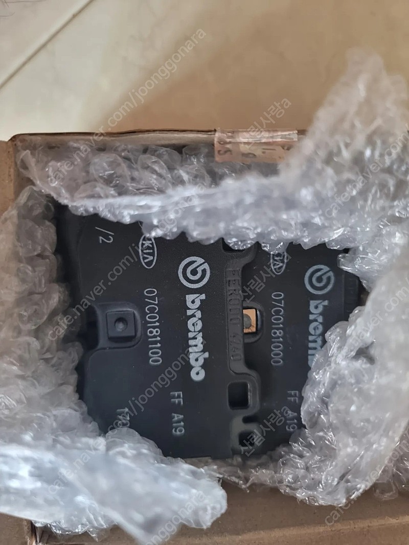 브램보 브레이크 리어패드 팝니다 2w583ap300 | 기타 부품/용품 | 중고나라