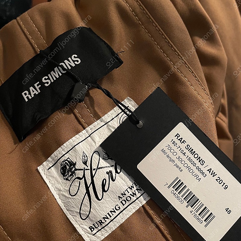 [48] 라프시몬스 RAF SIMONS 19FW 포토필... | 기타 수입명품 | 중고나라