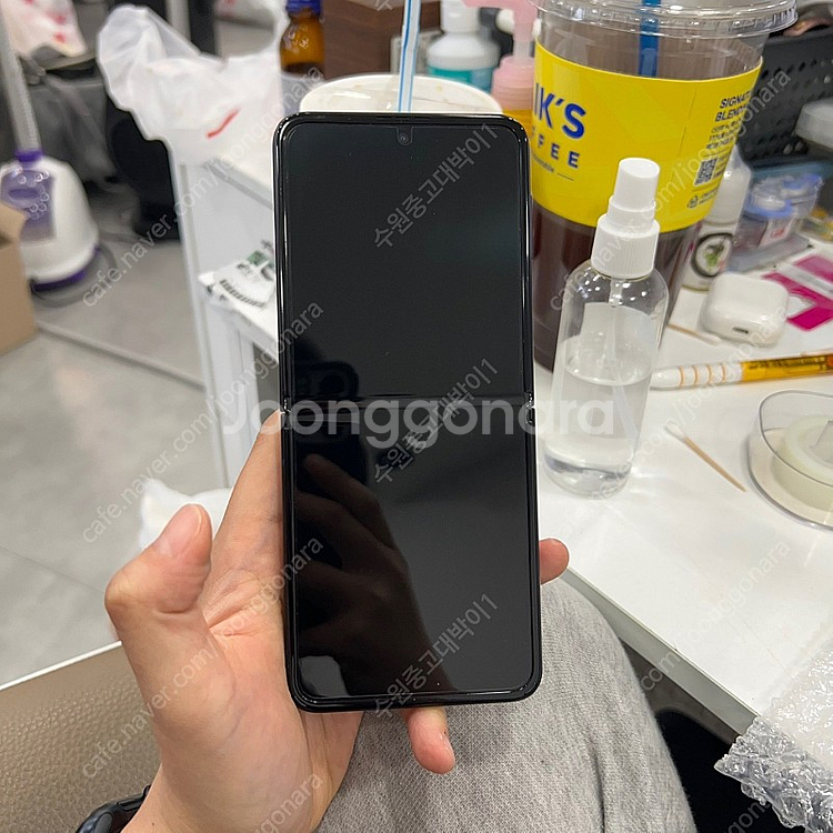 갤럭시Z플립3 5G F711 자급제 블랙 256GB 6... | 스마트폰 | 중고나라