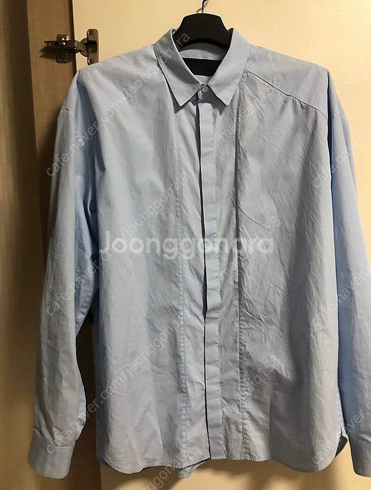 21FW 준지 오버핏 블루 셔츠 46사이즈(105) | 티셔츠/캐쥬얼의류 | 중고나라