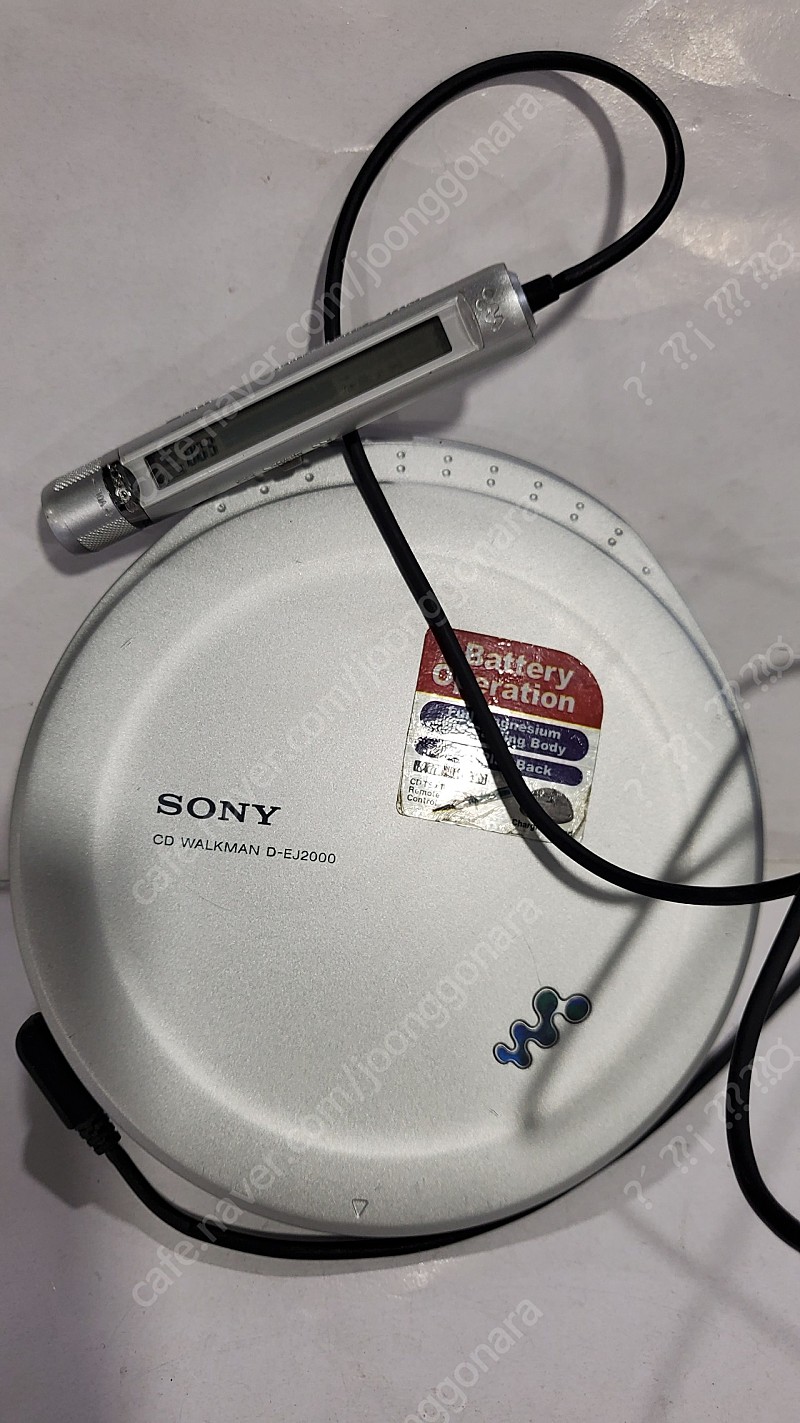 소니 CD 워크맨 D-EJ2000=수리및부품용 상태깨끗 | 이어폰/헤드폰 | 중고나라
