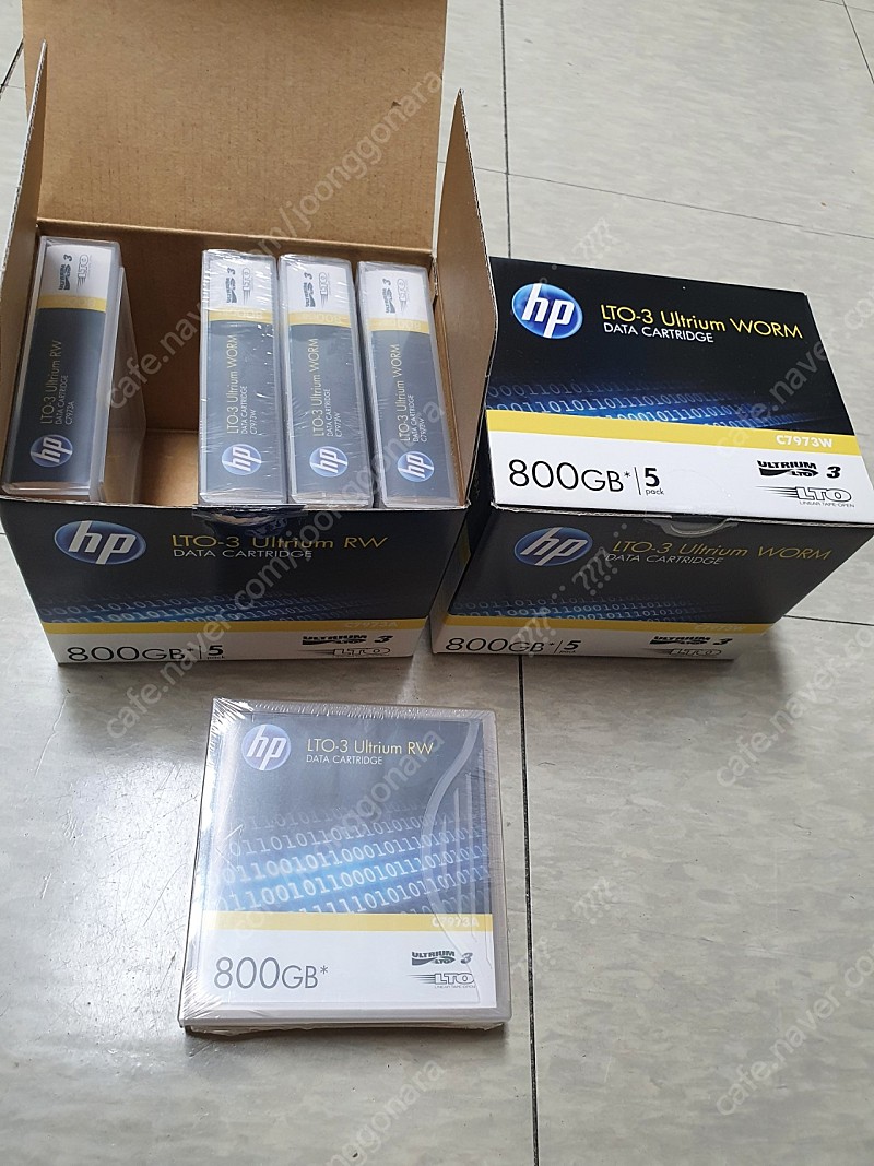 HP LTO-3 Ultrium 800G 10개 | HDD/SSD/ODD | 중고나라