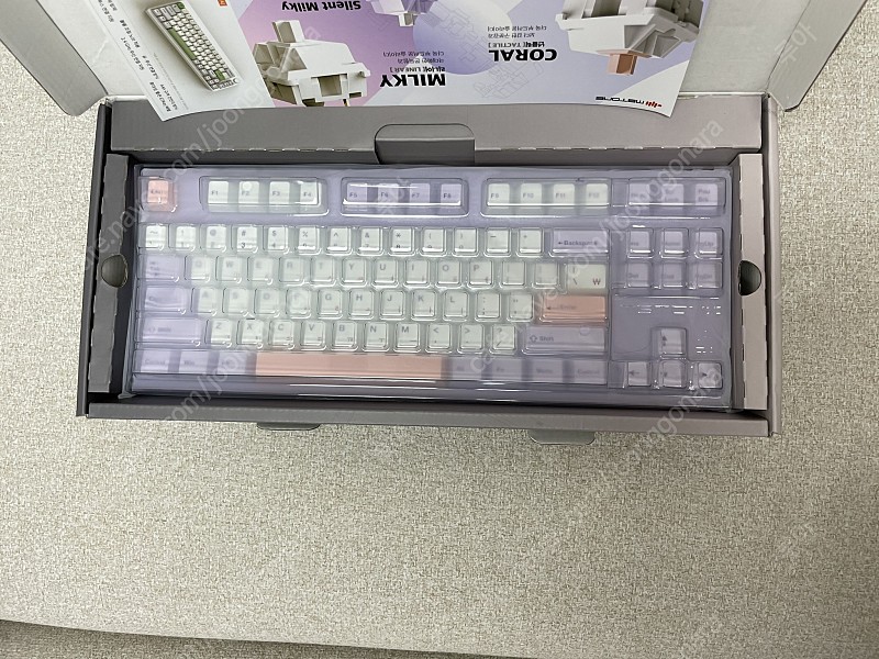 엠스톤 그루브 T87A 풀윤활 게이밍 기계식 키보드 8... | 키보드/마우스/스피커 | 중고나라