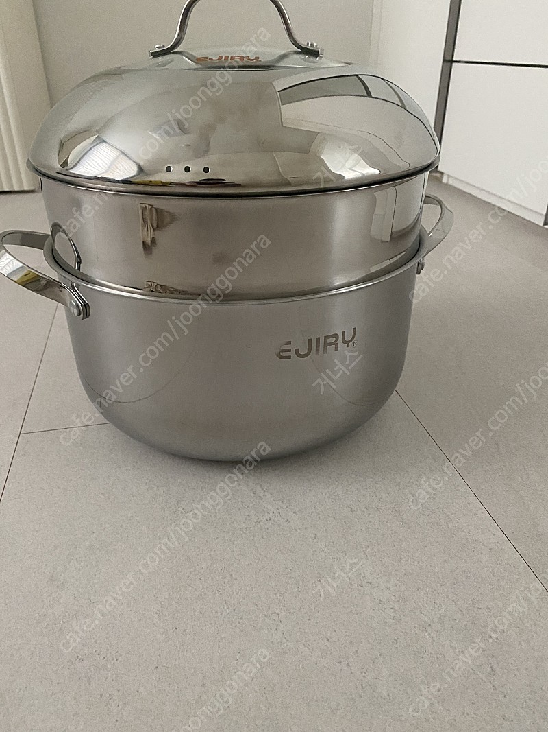 EJIRY 에지리 9L 특대 곰솥+28cm 찜기+유리뚜... | 욕실용품 | 중고나라