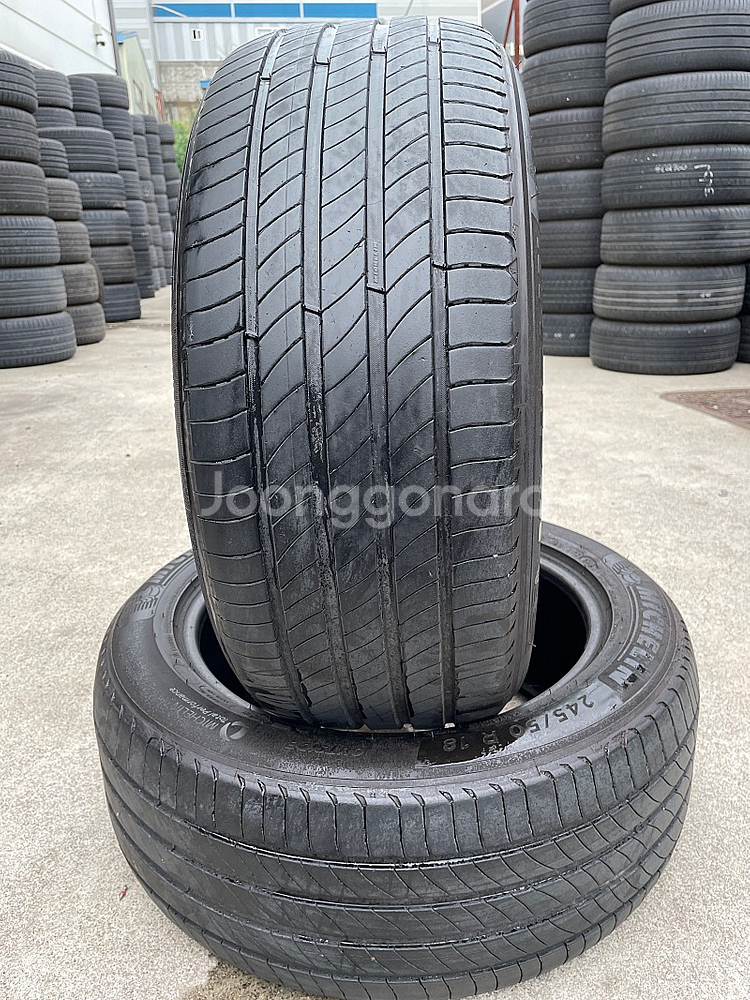 중고타이어 245 50 18 미쉐린 트래드 80% 이상... | 차량용품 | 중고나라