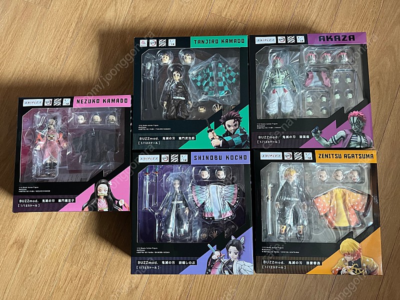 귀멸의 칼날 버즈모드 (buzzmod) 네즈코, 아카자... | 피규어/브릭 | 중고나라
