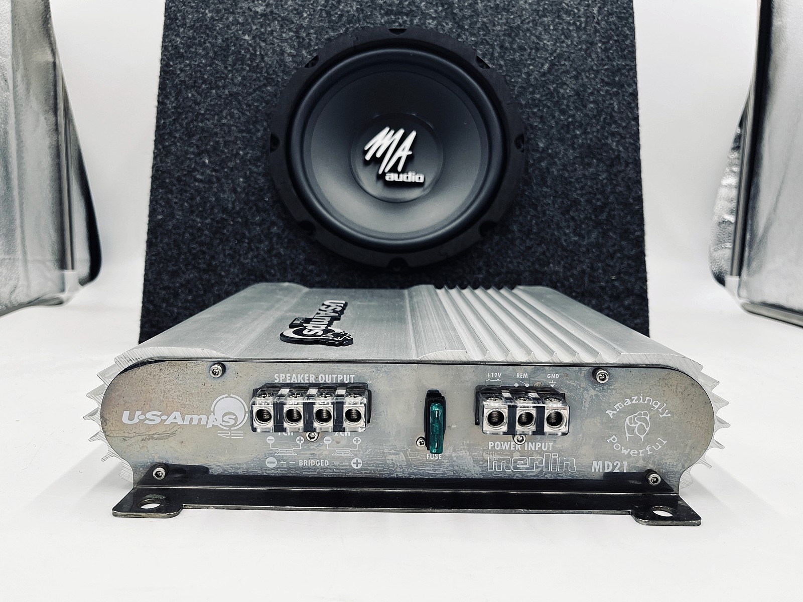 MA-AUDIO 우퍼 / U.S AMP 2채널앰프 세트 | 카오디오/카시트 | 중고나라