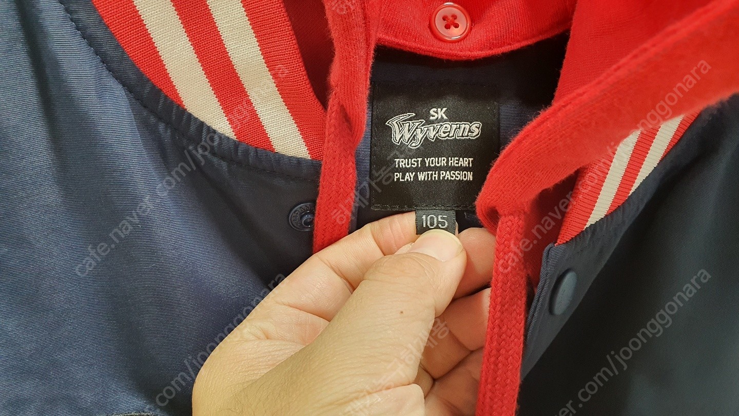 SK와이번스 자켓 105사이즈 / (선수실착) SSG ... | 야구의류/야구화 | 중고나라
