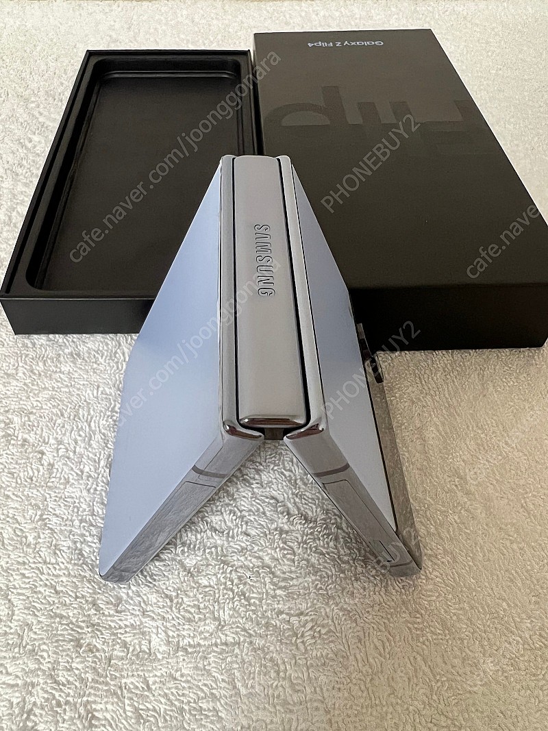 갤럭시Z플립4 블루색상 256G S급 자급제단말기 판매... | 스마트폰 | 중고나라