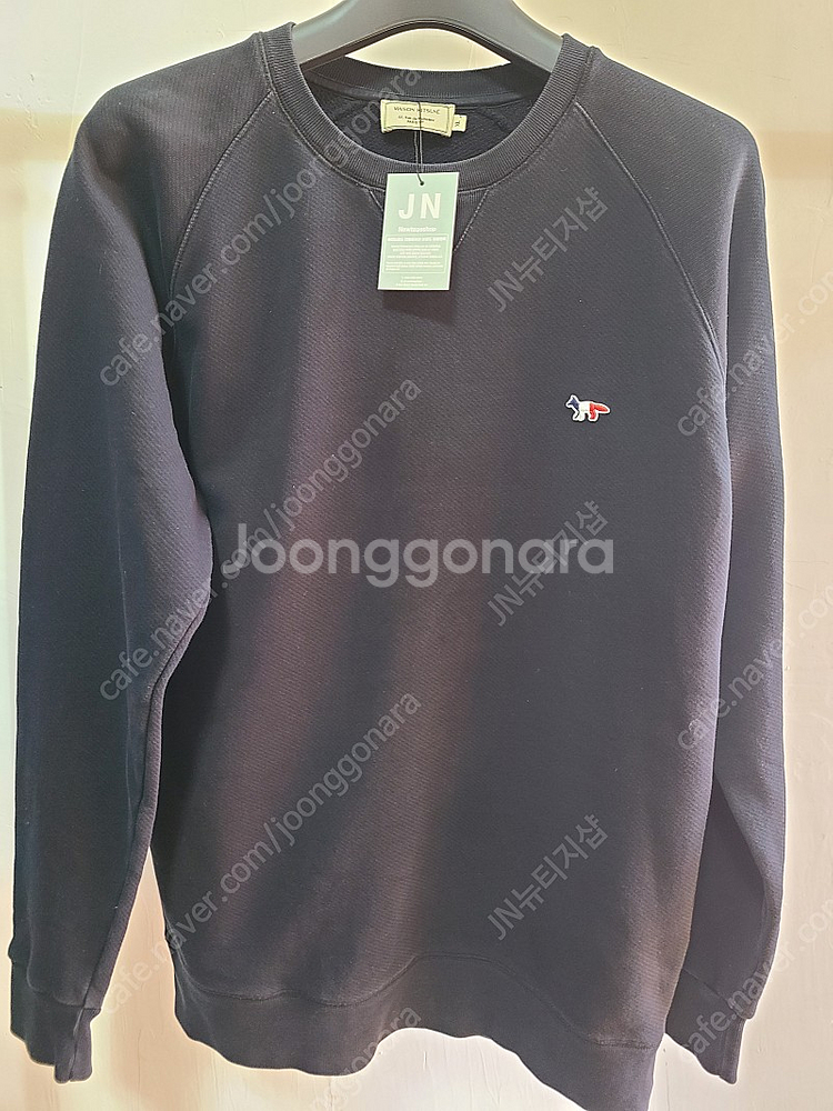 메종키츠네19FW 트리컬러 맨투맨XL 블랙 105 | 티셔츠/캐쥬얼의류 | 중고나라