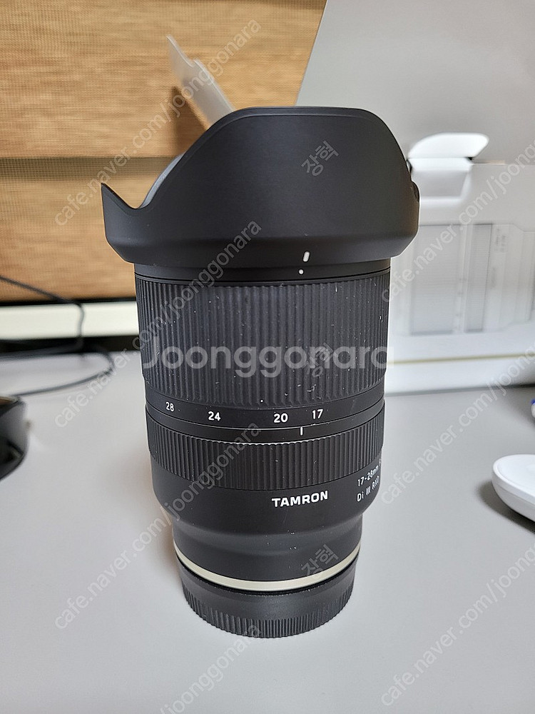 탐론 17-28 f2.8 소니 FE 마운트 팝니다 | 카메라렌즈 | 중고나라