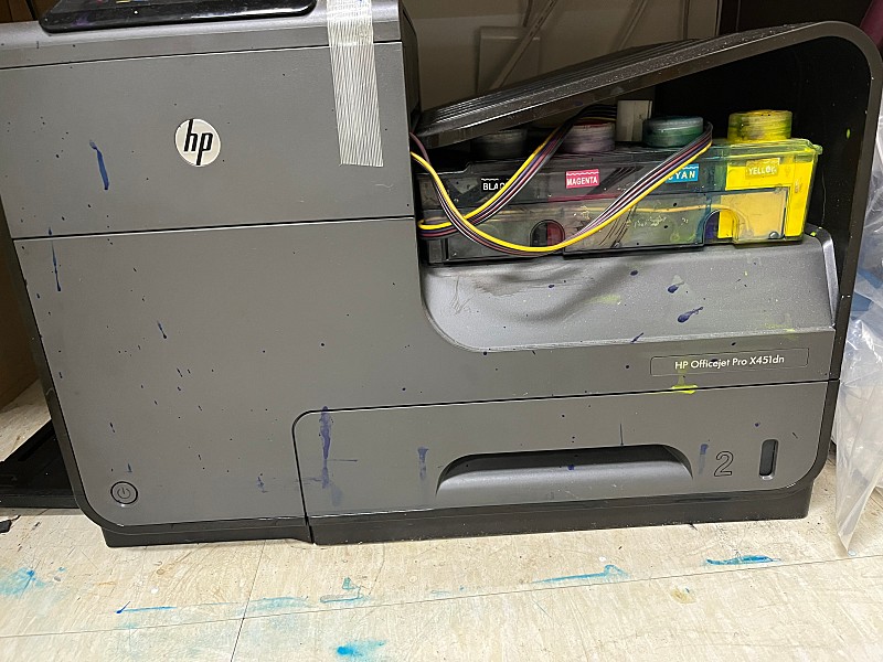 hp officejet pro X451dn 오피스젯프로... | 키보드/마우스/스피커 | 중고나라