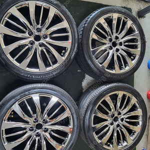 제네시스DH G80 19인치 스파터링 크롬 휠타 | 휠/타이어 | 중고나라