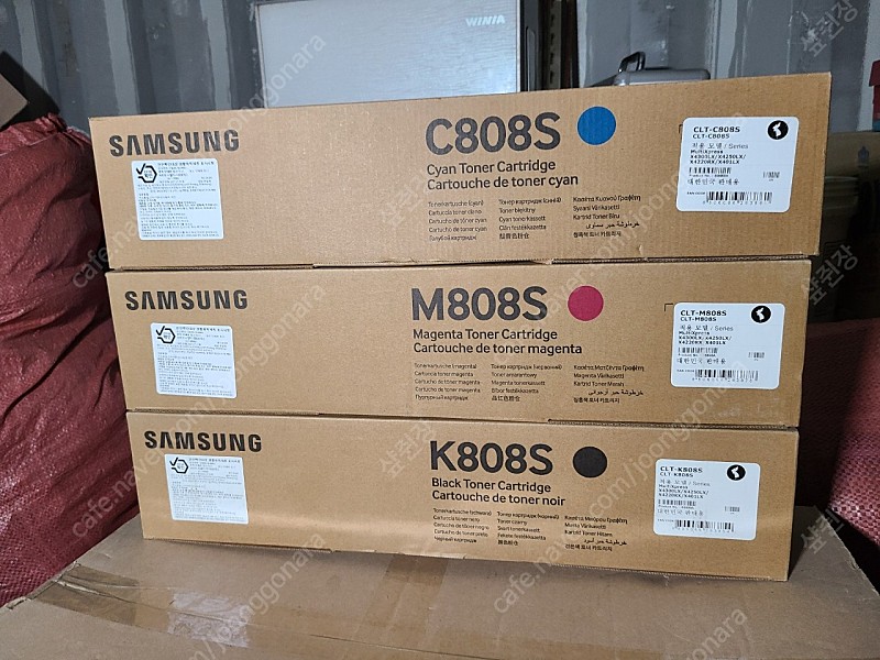 삼성 토너팝니다.CLT-K808S 검정 CLT-C808... | 키보드/마우스/스피커 | 중고나라