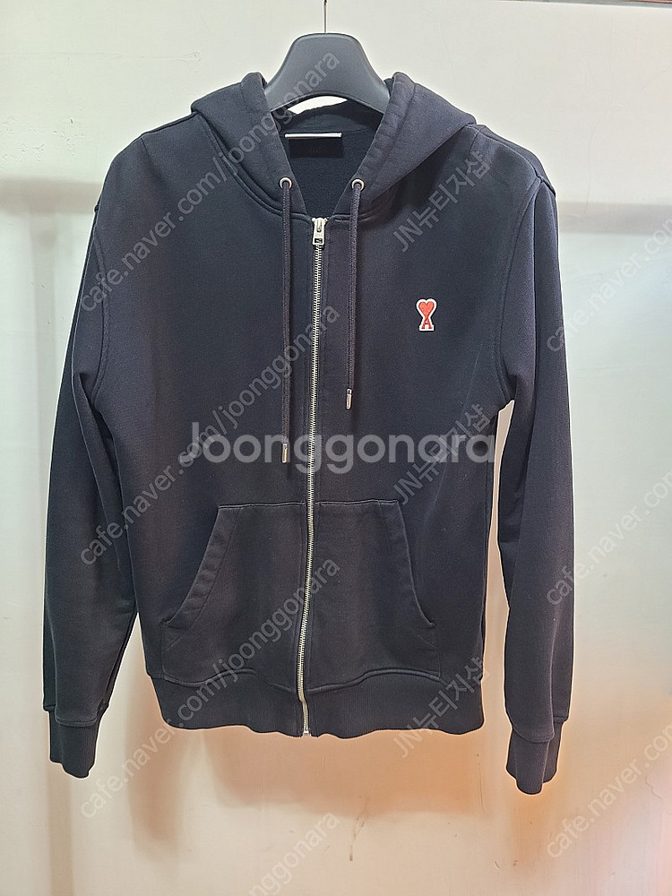 아미20FW 스몰하트 후드집업 XL 블랙 105 | 기타 수입명품 | 중고나라