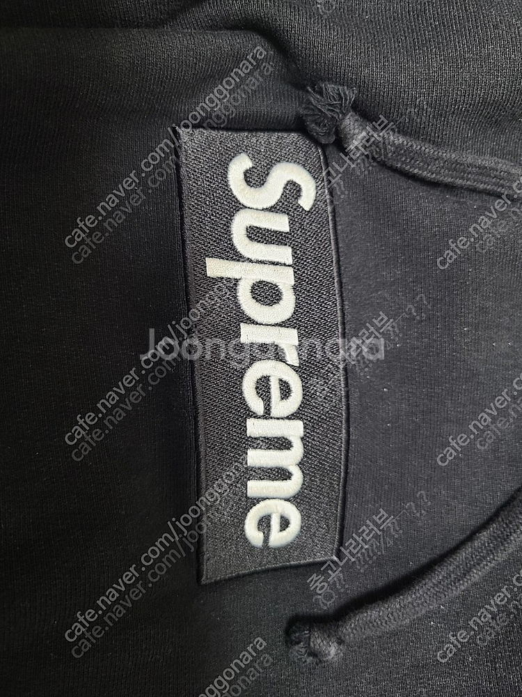 16fw 슈프림 박스로고 후드 블랙 L사이즈 팝니다 | 티셔츠/캐쥬얼의류 | 중고나라