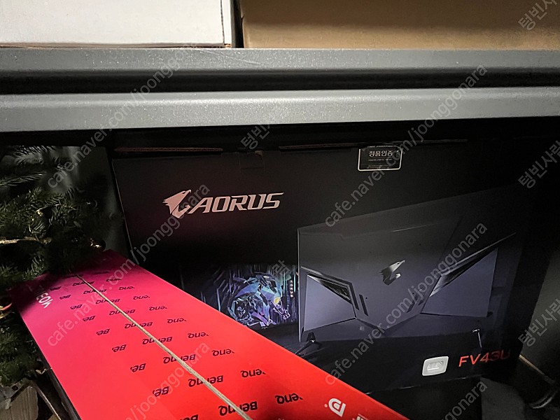 기가바이트 어로스 FV43U 4K 43인치 게이밍 모니... | 모니터 | 중고나라
