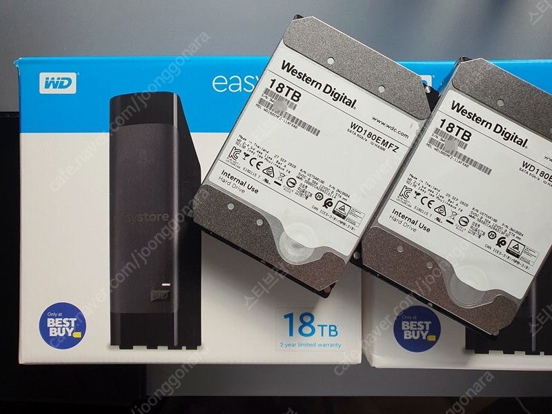 WD 이지스토어 18TB HDD 18테라 하드 | HDD/SSD/ODD | 중고나라