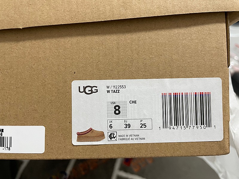 (새상품) 어그 타즈 슬리퍼 체스트넛 US8 | 여성신발 | 중고나라
