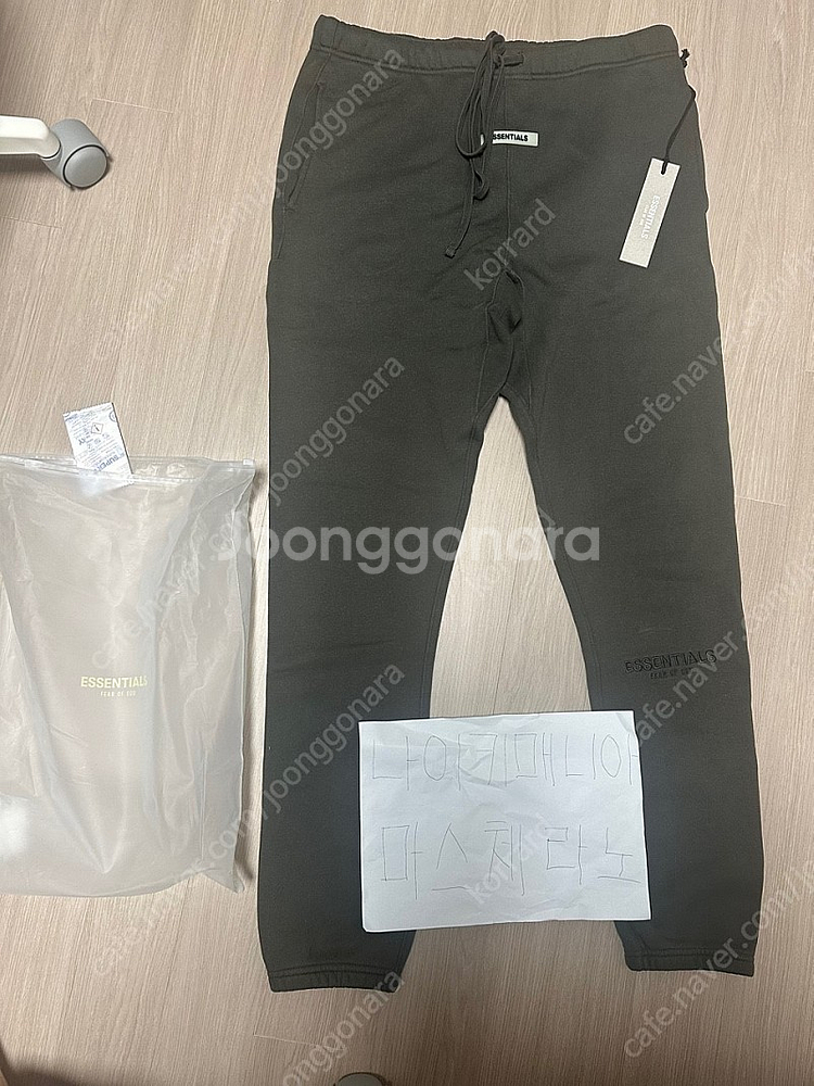 [M] 19FW 피오갓 에센셜 스웻팬츠 블랙잉크 | 중고나라 카페에서 운영하는 공식 사이트