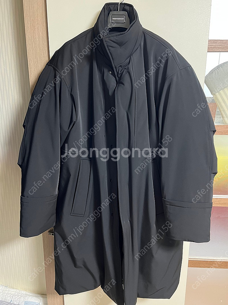 21FW 우영미 롱코트패딩 블랙 46사이즈(105) | 티셔츠/캐쥬얼의류 | 중고나라