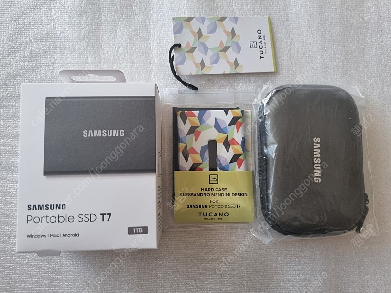삼성전자 T7 1TB 외장 SSD 국내 정품+한정판 케... | HDD/SSD/ODD | 중고나라