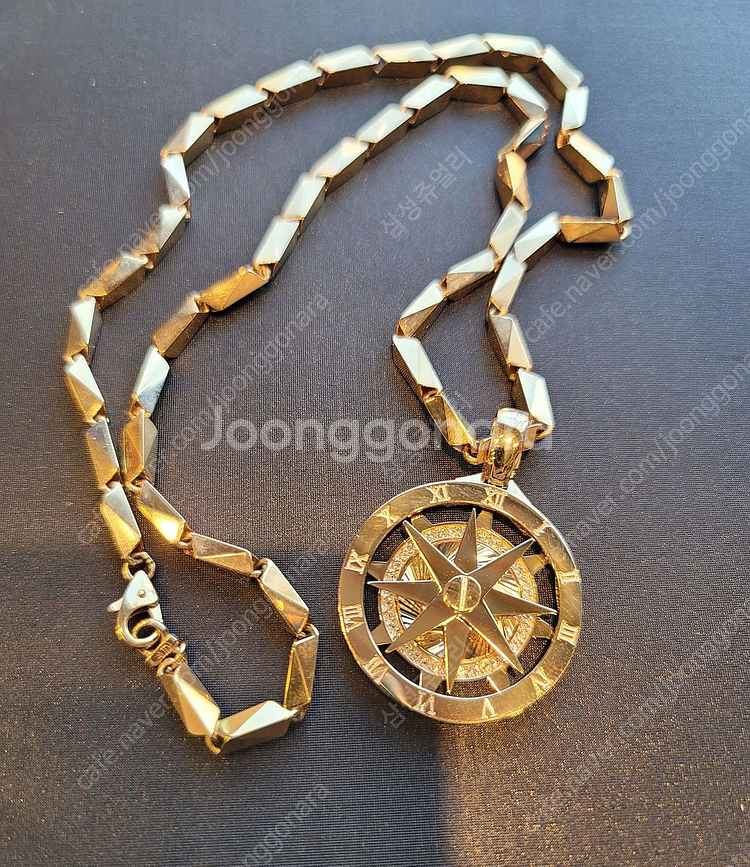 18k 나침판 목걸이 팬던트 3.7 | 팔찌/발찌 | 중고나라