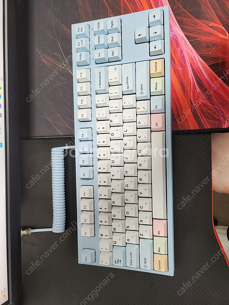 엠스톤 그루브 t87a 코랄축 38g 판매합니다 | 키보드/마우스/스피커 | 중고나라