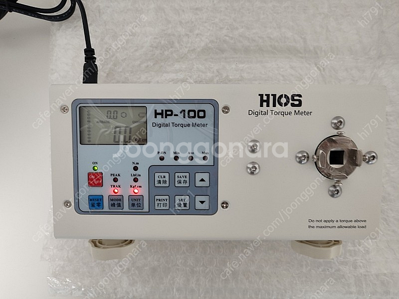 HIOS HP-100 토크미터 (미사용/충전안됨) | 중고나라 - 안심되는 중고거래