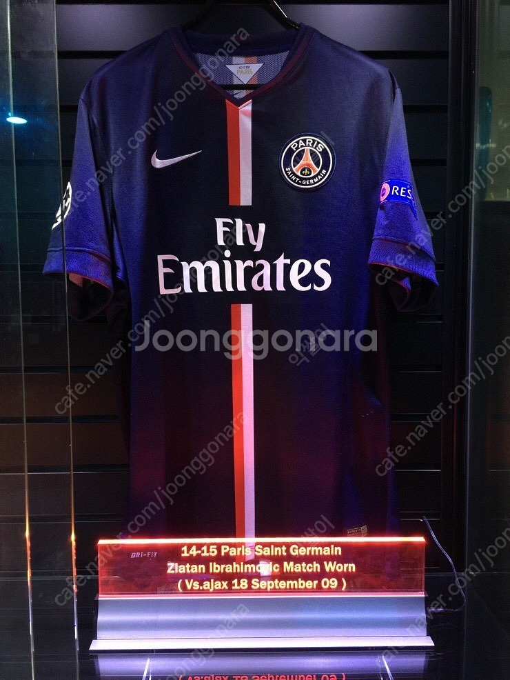 Xl 2014 2015 파리생제르망 홈 즐라탄 이브 축구의류축구화 중고나라