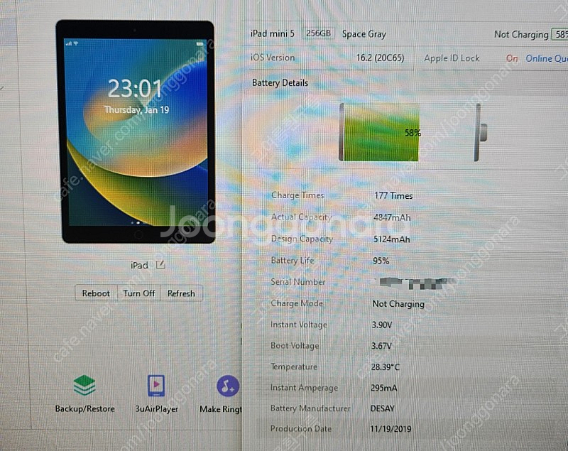 아이패드 미니5 256g 셀룰러 | 중고나라 - 안심되는 중고거래