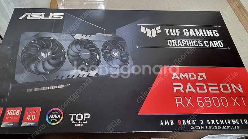 asus tuf gaming rx 6900xt t16g... | CPU/메인보드 | 중고나라