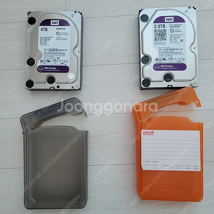 wd 퍼플 4TB hdd 2TB hdd 웬디 퍼플 하드... | HDD/SSD/ODD | 중고나라