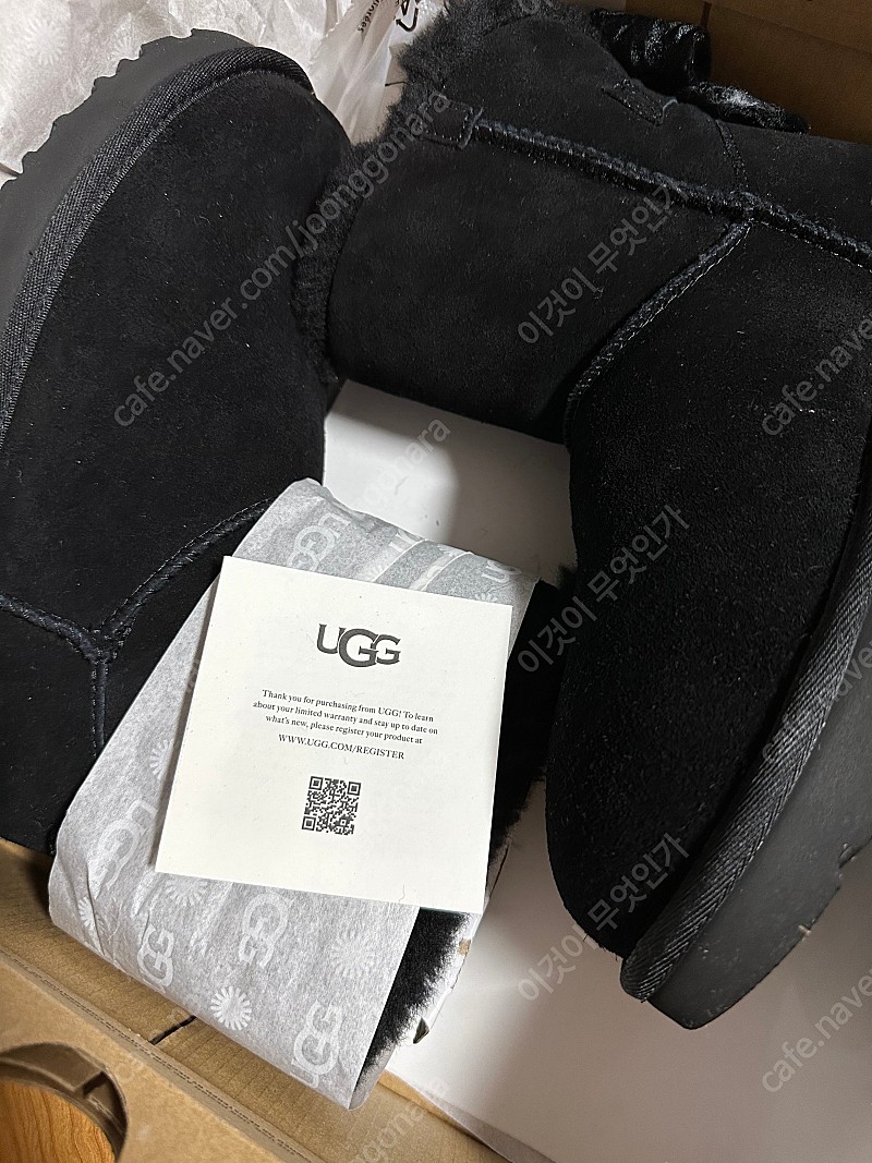 UGG 어그 미니 베일리 보우 크러쉬 벨벳 W7 240... | 여성의류 | 중고나라