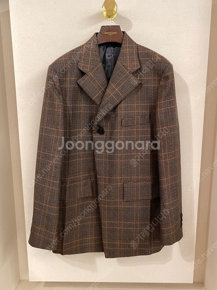 우영미 21fw 컬렉션 폴딩 체크 셋업 팝니다 솔리드옴... | 남성의류 | 중고나라