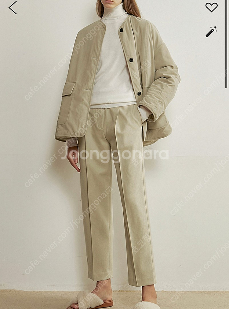 더캐시미어 코듀로이 패딩 점퍼 21fw 작성중 | 기타 수입명품 | 중고나라