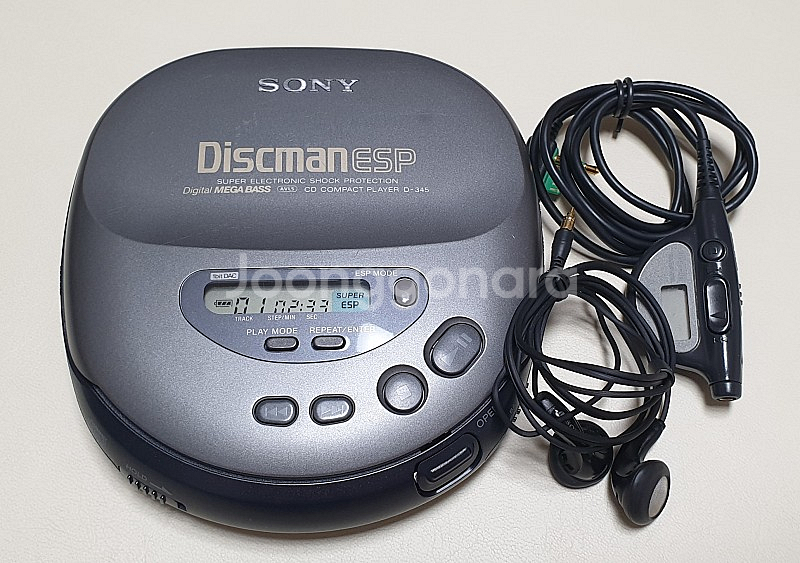 소니 디스크맨 D-345 ( SONY DISCMAN D... | 이어폰/헤드폰 | 중고나라