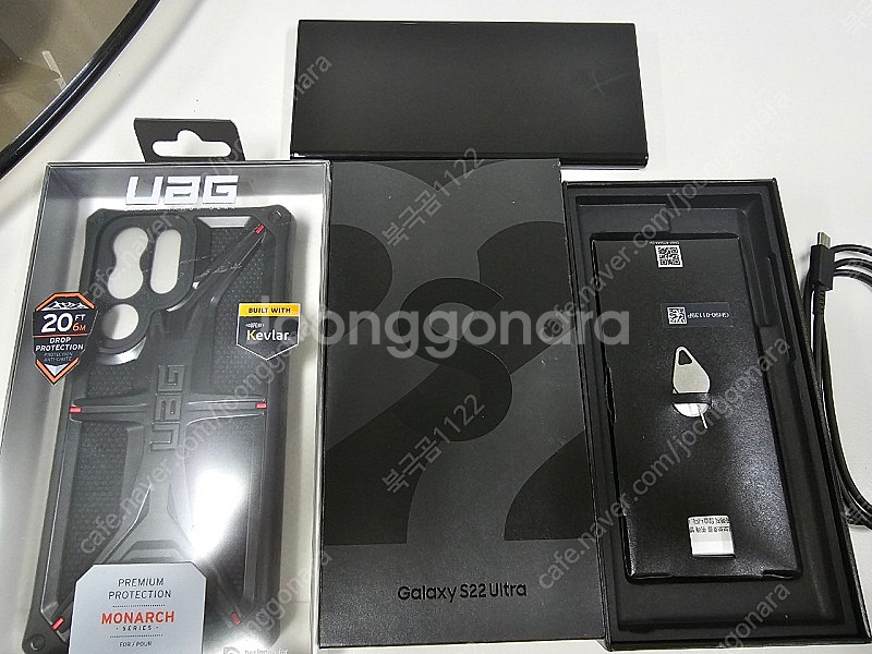 갤럭시S22 울트라(SKT) 256기가 A급 + UAG... | 스마트폰 | 중고나라