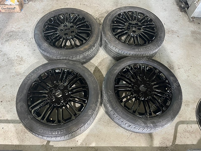 [판매] SM7 뉴아트 17인치 블랙휠 중고타이어 팝니... | 휠/타이어 | 중고나라