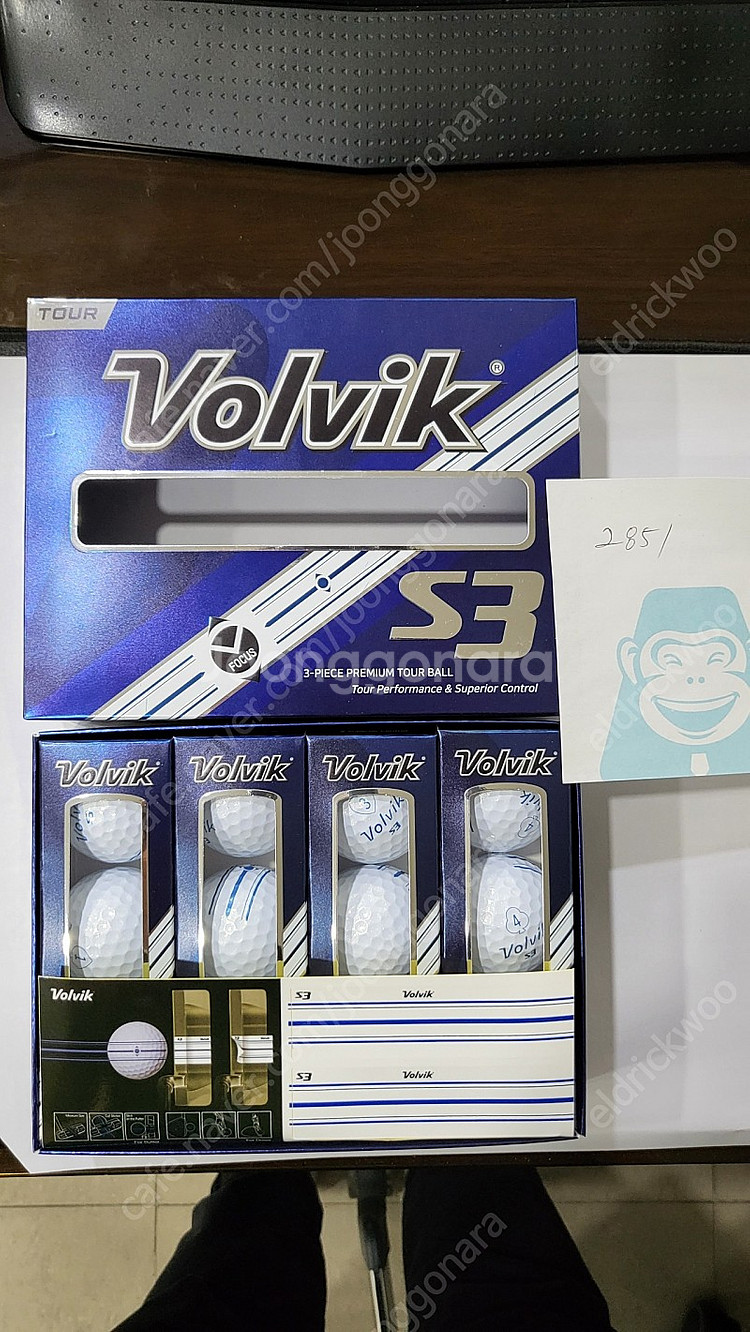 볼빅 정품 TOUR S3 V-FOCUS 3피스 12구 | 볼/용품/기타 | 중고나라